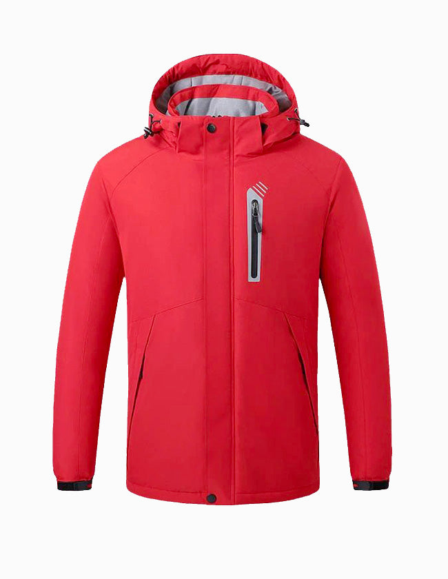 Red Heated Jacket | Climb Winter